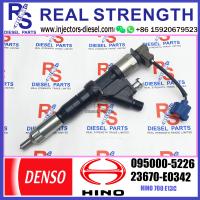 China diesel fuel injector 095000-5224 095000-5223 095000-5225 095000-5226 23670-E0341 23670-E0342 for HINO E13C EH700 for sale