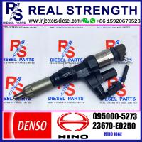 China Common Rail Fuel injector 095000-5270 095000-5271 095000-5273 095000-5274 for HINO J08E 23670-E0250 for sale