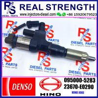 China Original fuel injector 095000-5280, 095000-5283, 095000-5284 23670-E0291, 23670-E0290 for HINO J08E for sale