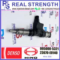 China Diesel fuel injection common rail injector 095000-5321 23670-E0140 for HINO TRUCK N04C for sale