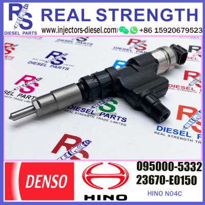 China Diesel Common Rail Fuel Injector 095000-5332 23670-E0150 23670-78041 For TOYOTA HINO N04C for sale