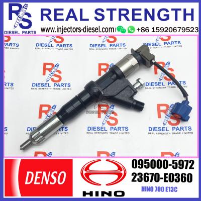 China Common rail fuel injector 095000-5970 095000-5971 095000-5972 for HINO 700 Series 23670-E0360 for sale