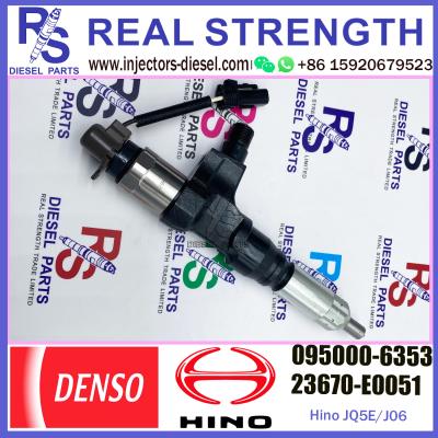 China Original and new Common Rail Injector 095000-6353 for HI-NO J05E 23670-E0051,KOBELCO SK200-8,SK260-8 for sale
