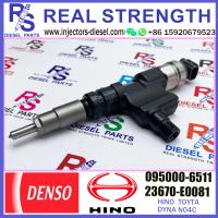 China TOYOTA HINO Common Rail Diesel Injection 095000-6511 095000-6510 23670-79016 for sale