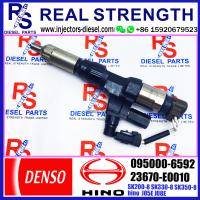 China Diesel Fuel Injector 095000-6593 095000-6594 095000-6592 For Kobelco Excavator / HINO J08E Engine Part 23670-E0010 for sale