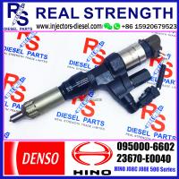 China 095000-6600, 095000-6602, 095000-6603 common rail injector for HINO J08C J08E 500 Series 23670-E0040 for sale