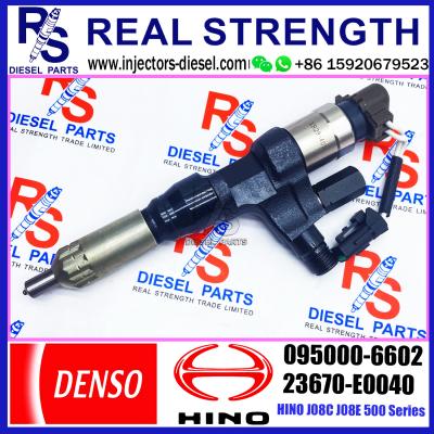 China 095000-6600, 095000-6602, 095000-6603 common rail injector for HINO J08C J08E 500 Series 23670-E0040 for sale