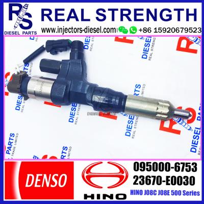 China Common Rail Injector 295050-1170 095000-6750 095000-6753 for HINO J08E 23670-E0030 23670-E0031 for sale