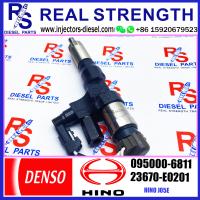 China common rail injector 095000-6811 095000-6812 098000-6813 23670-E0201 23670-E0202 23670-E0203 For HINO J08E for sale