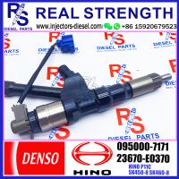 China Fuel injector 095000-7170 095000-7171 095000-7172 for HINO P11C 23670-E0370 for sale