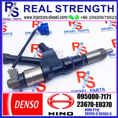China Fuel injector 095000-7170 095000-7171 095000-7172 for HINO P11C 23670-E0370 for sale