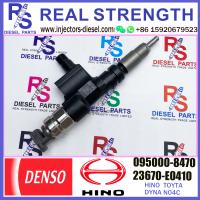 China Diesel fuel injection common rail injector 095000-8470 23670-78160 23670-E0410 095000-8471 for HINO TRUCK for sale