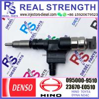 China common rail injector 095000-9510 23670-E0510 diesel fuel injector 095000-9510 for Hino 300 N04C for sale