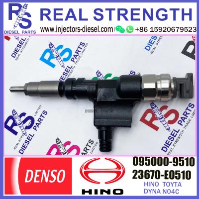 China common rail injector 095000-9510 23670-E0510 diesel fuel injector 095000-9510 for Hino 300 N04C for sale