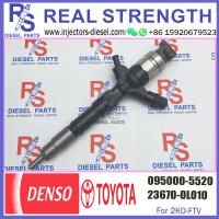 China Diesel Common Rail Fuel Injector 095000-5520 For TOYO-TA HILUX 2KD-FTV 23670-0L010 for sale