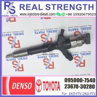 China Common Rail Diesel Injector 23670-09330 095000-7540 095000-7542 095000-7543 095000-7544 095000-7545 For Toyota Hilux for sale