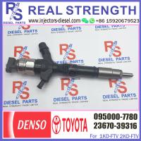 China 1KD FTV Fuel Injector 095000-6760 095000-7780 095000-7030 23670-39215 095000-7410 For Densos Toyota Hilux for sale