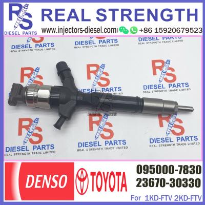 China Diesel common rail injector 23670-30330 0950007830 095000-7830 for TOYO-TA 23670-30330 for sale