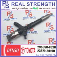 China Diesel Fuel Common Rail Injector 295050-0020 For Toyota 1KD 2KD 23670-30190 23670-0020 for sale
