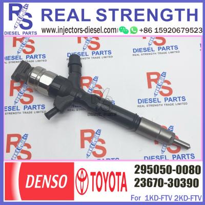 China Diesel Fuel Injector 295050-0830 295050-0080 For Toyo-ta Dyna 1KD-FTV 23670-39395 23670-30390 for sale