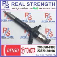 China common rail injector 23670-39196 295050-0100 injector for TOYOTA 1KD-FTV KDH201 injector nozzle 23670-39196 295050-0100 for sale