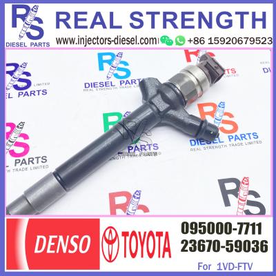 China Diesel Common Rail Injector 23670-59035 095000-7711 For Land Cruiser 1VD-FTV for sale