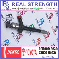 China Diesel diesel fuel injector 095000-9730 for OE 23670-51031 1VD-FTV Diesel Engine for sale