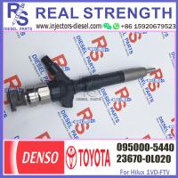 China diesel engine injector 095000-5440 for toyota diesel fuel injector injection engine parts 23670-0L020 for sale