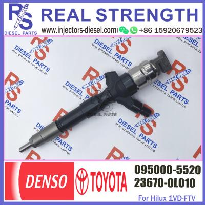 China Diesel Common Rail Fuel Injector 095000-5520 For TOYO-TA HILUX 2KD-FTV 23670-0L010 for sale
