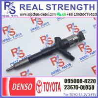 China Common Rail Injector 23670-09070 Genuine Fuel Injector 23670-0L020 095000-8220 For Toyota Hilux 1KD-FTV OEM Auto Parts for sale