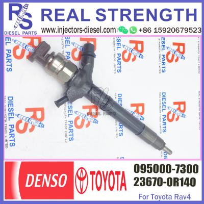 China Common Rail Fuel Injector 23670-0R140 23670-0R190 095000-7300 for TOYO-TA 1AD-FTV for sale