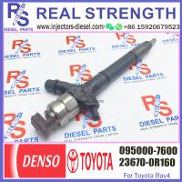 China injector nozzle 23670-0R160 095000-7600 injector for Toyota 2AD-FTV Avensis common rail injector 23670-0R160 095000-7600 for sale