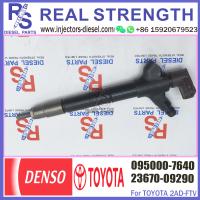China Diesel Common Rail Injector 095000-7640 for TOYOTA 2AD-FTV 23670-0R170 23670-0R120 23670-0R020 23670-0R070 for sale