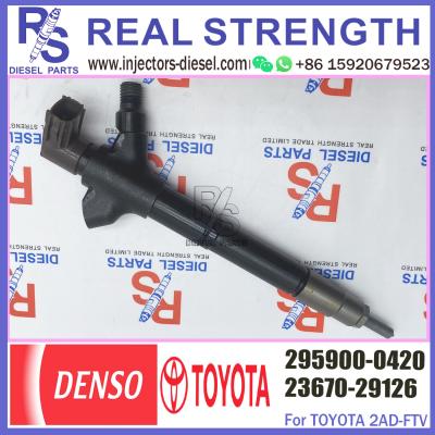 China Common Rial Diesel fuel injector 295900-0420 23670-29126 2367029126 For Toyota Avensis Rav4 2AD-FTV for sale