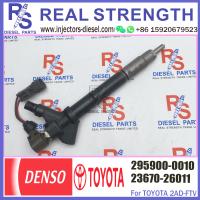 China 295900-0010 23670-26011 Common Rail Genuine Injector Fits 2AD-FHV Engine Lexus IS220 for sale