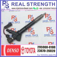 China diesel engine fuel injector 2367026020 common rail injector 295900-0100 engine accessories 23670-26020 for sale