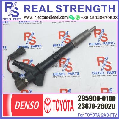 China diesel engine fuel injector 2367026020 common rail injector 295900-0100 engine accessories 23670-26020 for sale