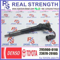 China Common Rail Diesel Injector 295900-0110 for TOYOTA 2.2 D4D D-CAT 23670-29105 for sale