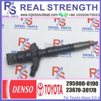 China Common Rail Fuel Injector 295900-0190 295900-0240 23670-30170 23670-39445 for Toyota 1KD-FTV for sale