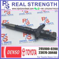 China Common Rail Fuel Injector 295900-0200 For Toyota Hiace Dyna 1kd Ftv 23670-30440 23670-39435 for sale