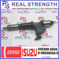 China common Rail Diesel Fuel Injector 8-98030550-4 8980305504 095000-6650 for 6WF1 Engine for sale