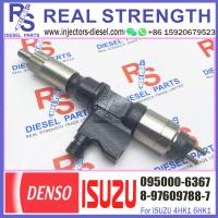 China Diesel engine Common Rail Fuel Injector 095000-6366 095000-6367 for ISU-ZU 4HK1 6HK1 engine 8-97609788-6 8-97609788-7 for sale