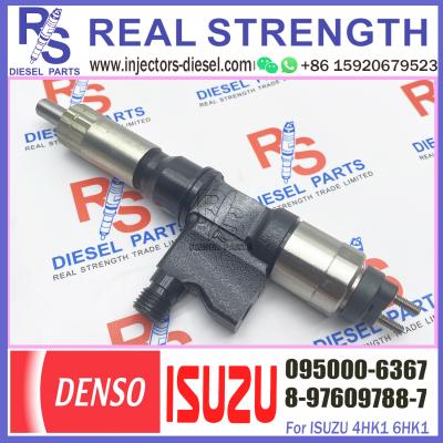 China Diesel engine Common Rail Fuel Injector 095000-6366 095000-6367 for ISU-ZU 4HK1 6HK1 engine 8-97609788-6 8-97609788-7 for sale