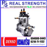 China DENSO HP0 pump 6218-71-1132 094000-0443 Diesel Fuel Injection Pump Fits for Komatsu SAA6D140E-3 Engine for sale