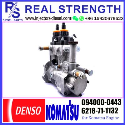 China DENSO HP0 pump 6218-71-1132 094000-0443 Diesel Fuel Injection Pump Fits for Komatsu SAA6D140E-3 Engine for sale
