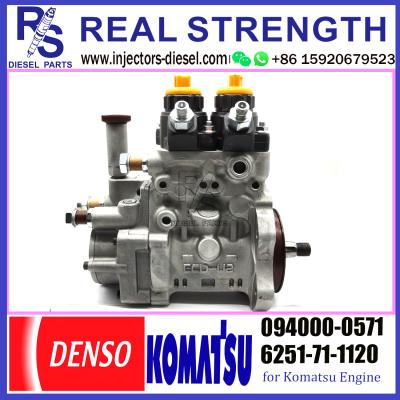 China DENSO fuel pump 6251-71-1123 094000-0571 for Komatsu SA6D125 Engine PC450-8 PC400-8 094000-0571 6251-71-1120 for sale