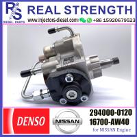 China For NISSAN 294000-0120 16700-AW40 Denso 294000-0120 Common Rail Diesel Pump 16700-AW40 for sale