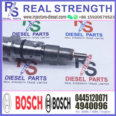 China 4940096 0445120071 Cummins QSB6.7 diesel engine parts fuel injector nozzles 4940096 0445120071 for sale