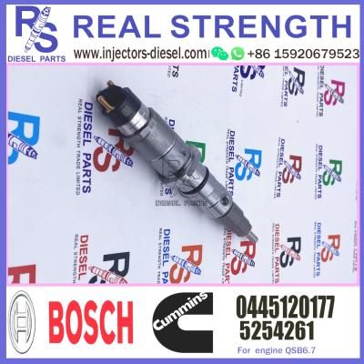 China PC200 PC200-10 ISB4.5 QSB6.7 W41970 SK200-10 common rail fuel injector 5254261 0 445 120 177 0445120177 for sale