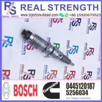 China Cummins QSL9 6BT Diesel Engine Fuel Injector 5256034 0445120187 for sale